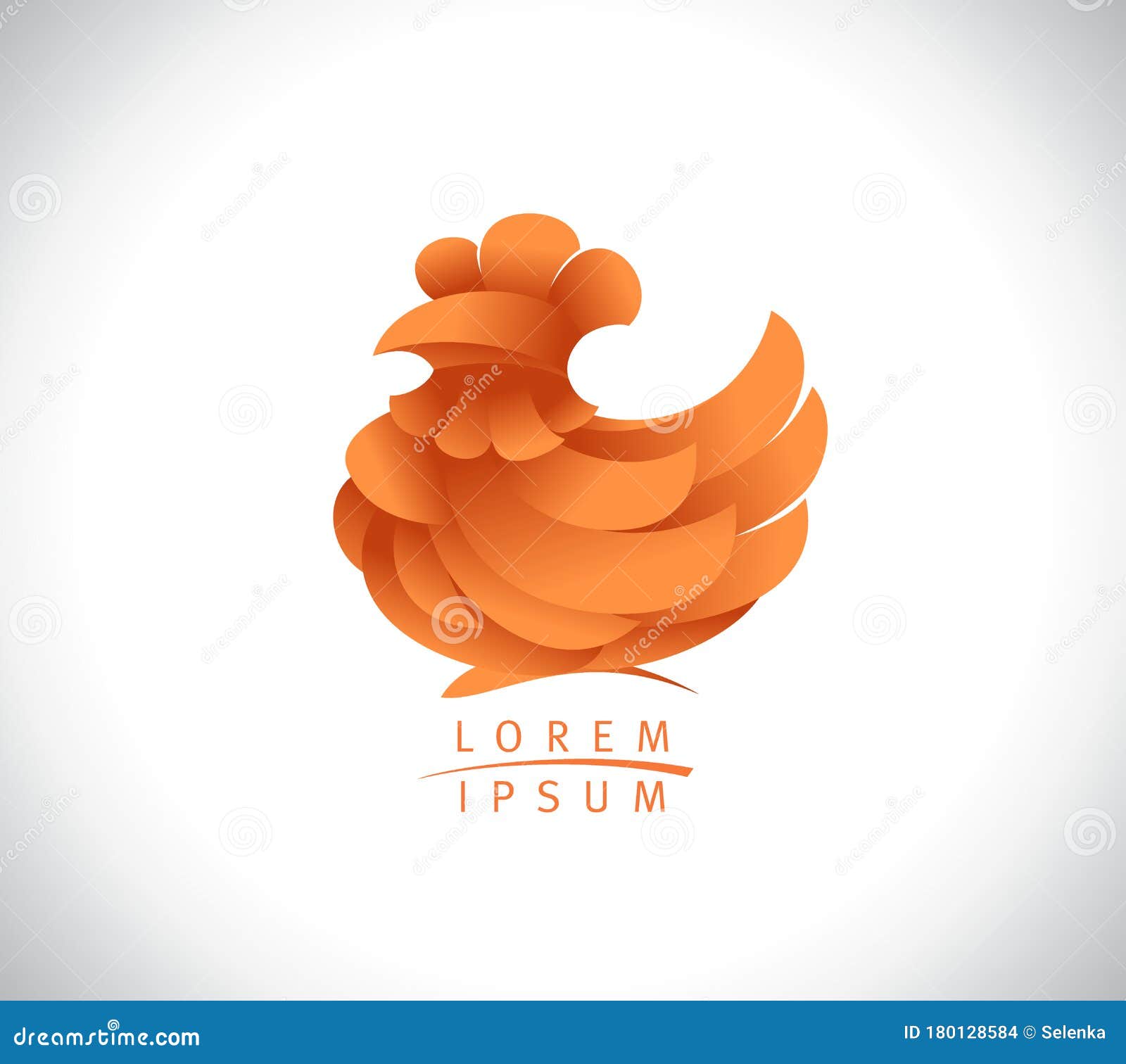 Hen vector logo design stock vector. Illustration of circle - 180128584