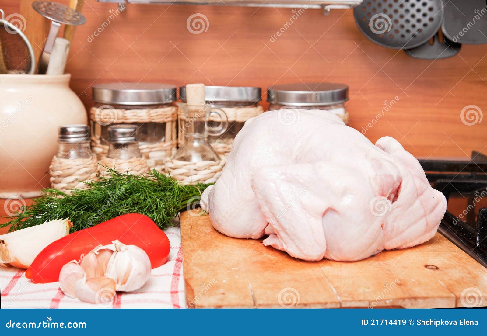 Hen and vegetables stock image. Image of table, vegetables - 21714419