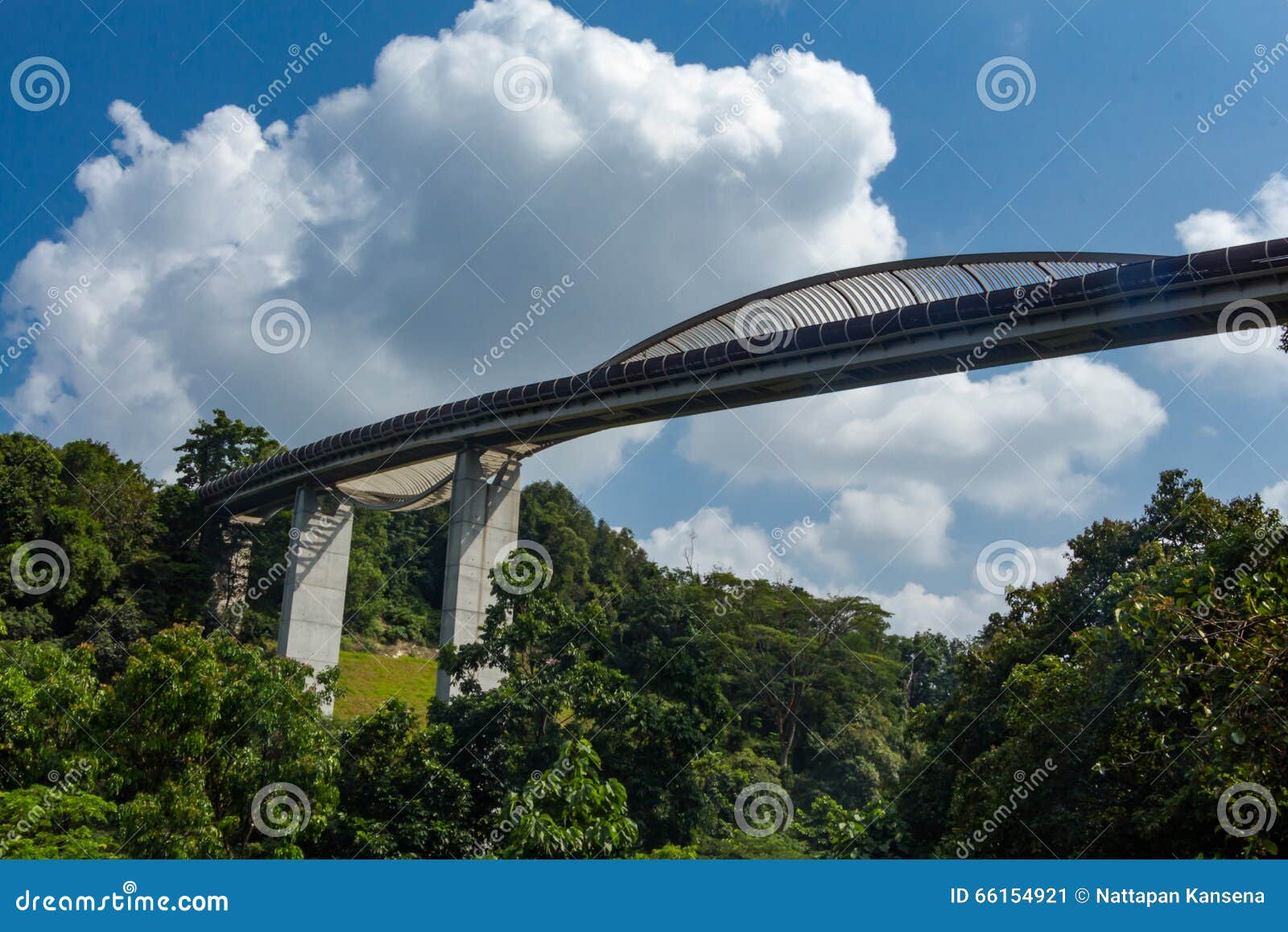 Henderson wave bridge stock image. Image of hill, columns - 66154921