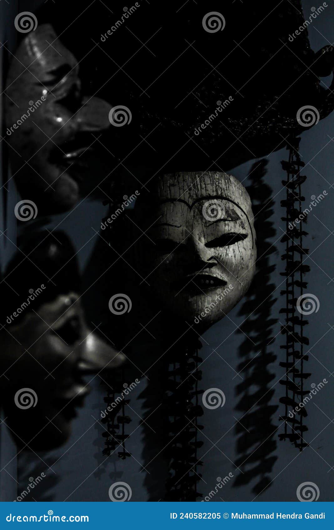 `Tari Topeng`. Masks Used for Mask Dances. Indonesian Traditional Arts ...