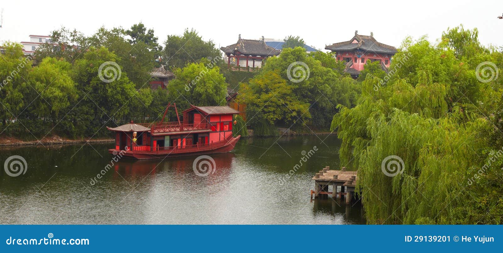 Hengdian world studios stock image. Image of river, resort - 29139201
