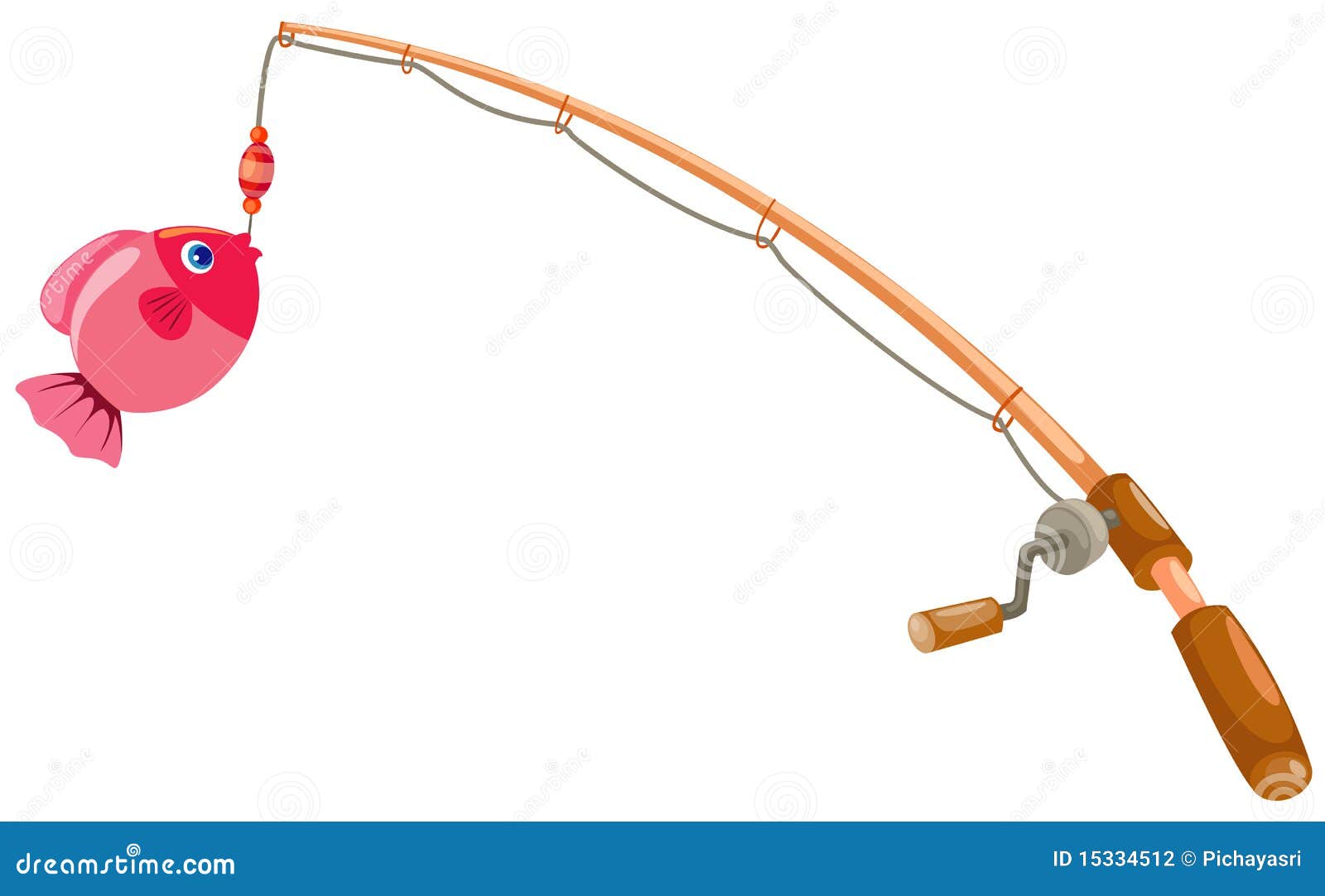 Hengel vector illustratie. Illustration of oceaan, visser - 15334512