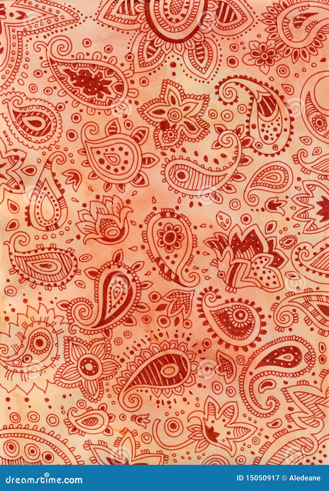 Henna Background stock illustration. Illustration of flowers - 15050917