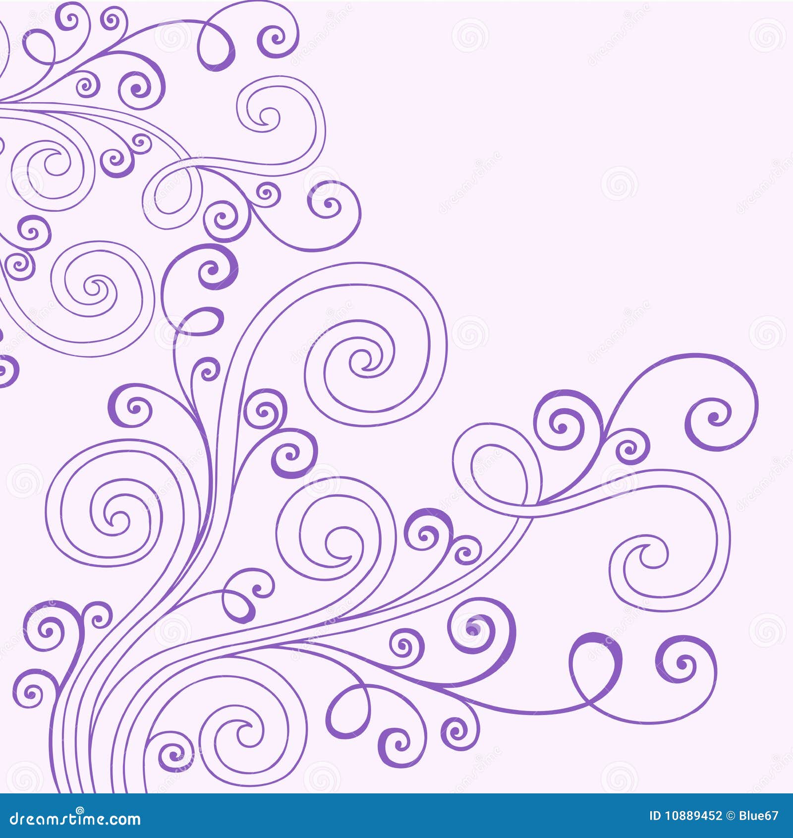 Henna Doodle Swirls Vector stock vector. Illustration of funky - 10889452