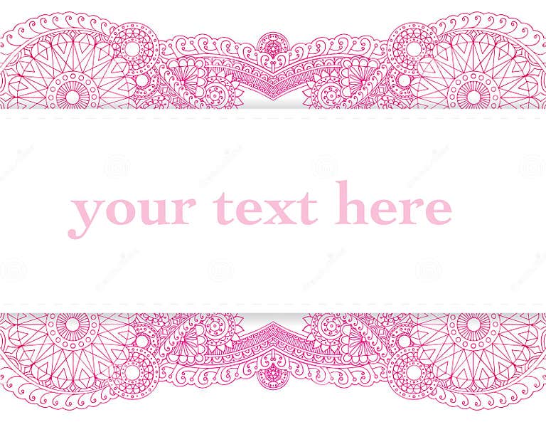 Henna Frame stock vector. Illustration of foliate, space - 15243760