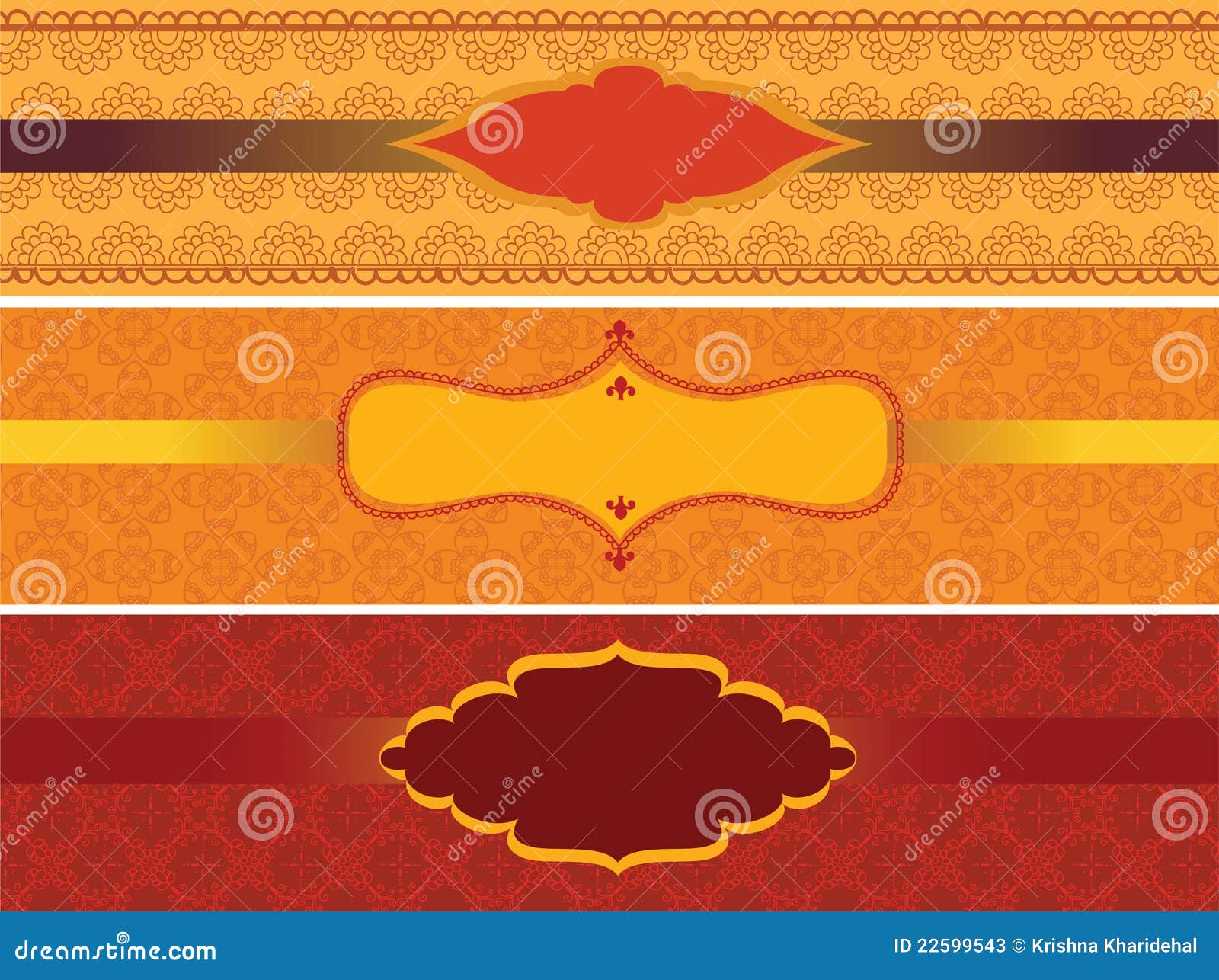 Henna Frames stock illustration. Illustration of bollywood - 22599543