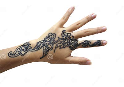 Henna hand stock image. Image of colour, hand, india, fringe - 785503