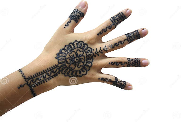 Henna hand stock photo. Image of decoration, color, bride - 811048