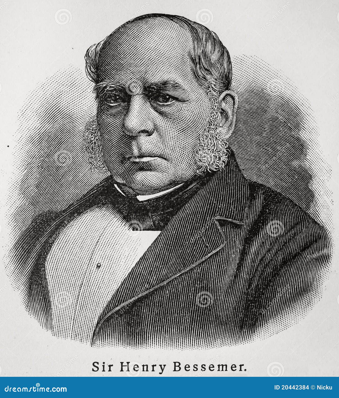 Henry Bessemer editorial stock image. Illustration of drawing - 20442384