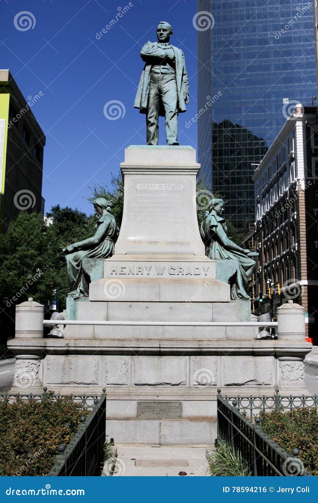 Henry Grady Statue, Atlanta, GA Photo éditorial - Image du pêcher ...
