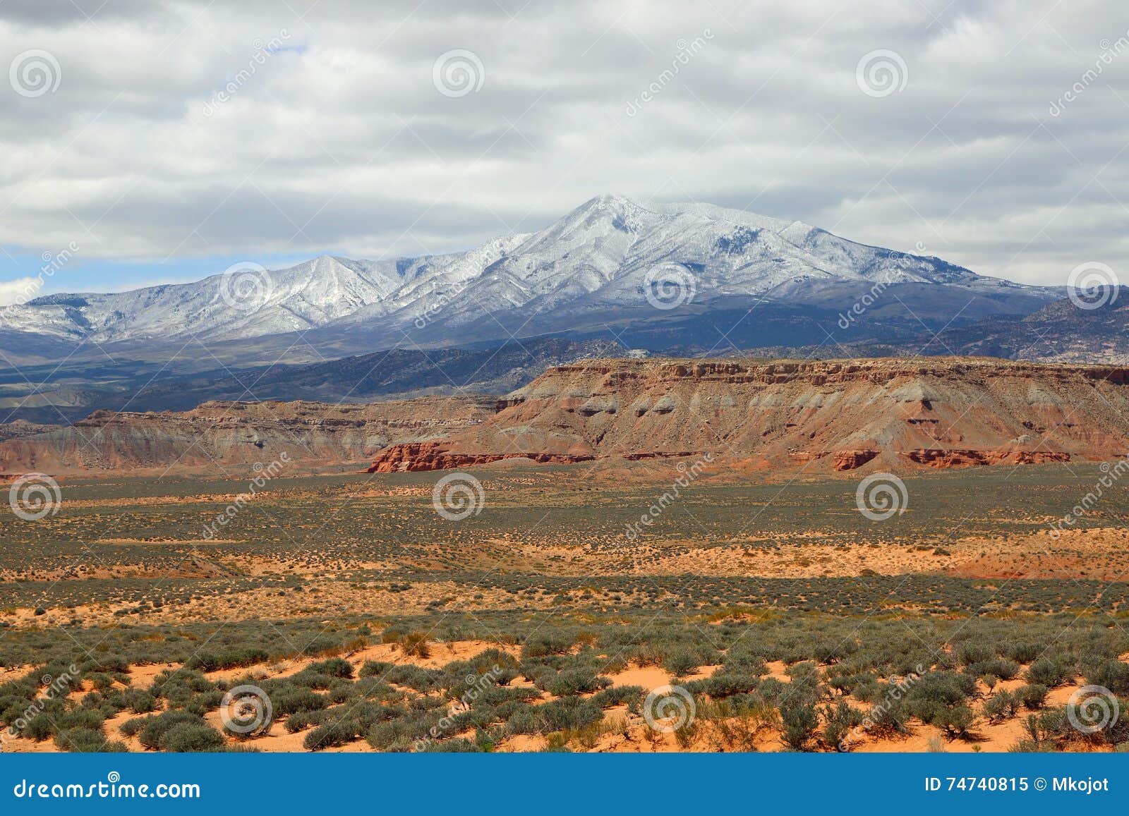 Henry Mountains stock image. Image of romantic, landscape - 74740815