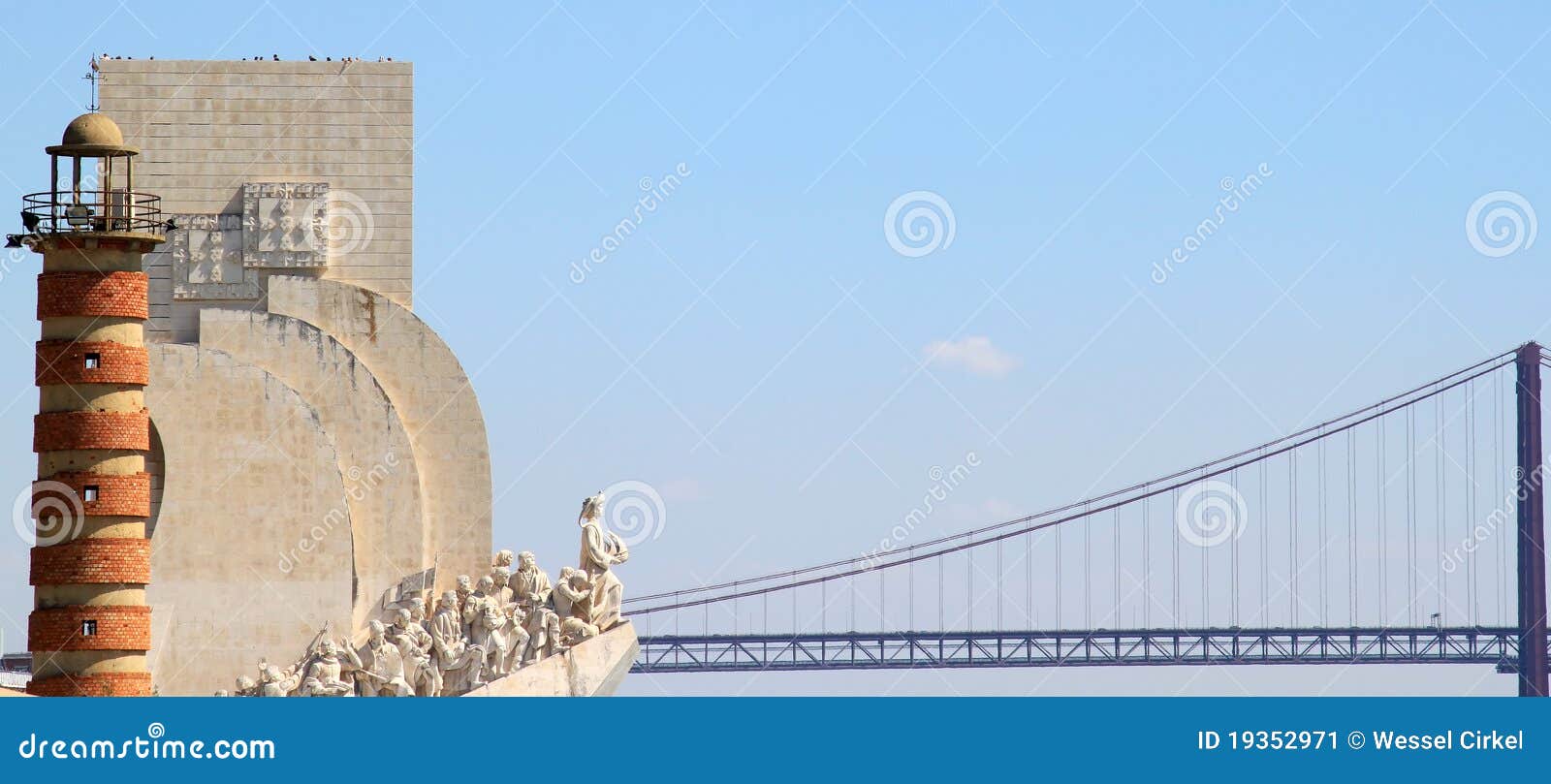 Henry the Navigator Monument and Bridge, Lisbon Editorial Photo - Image ...