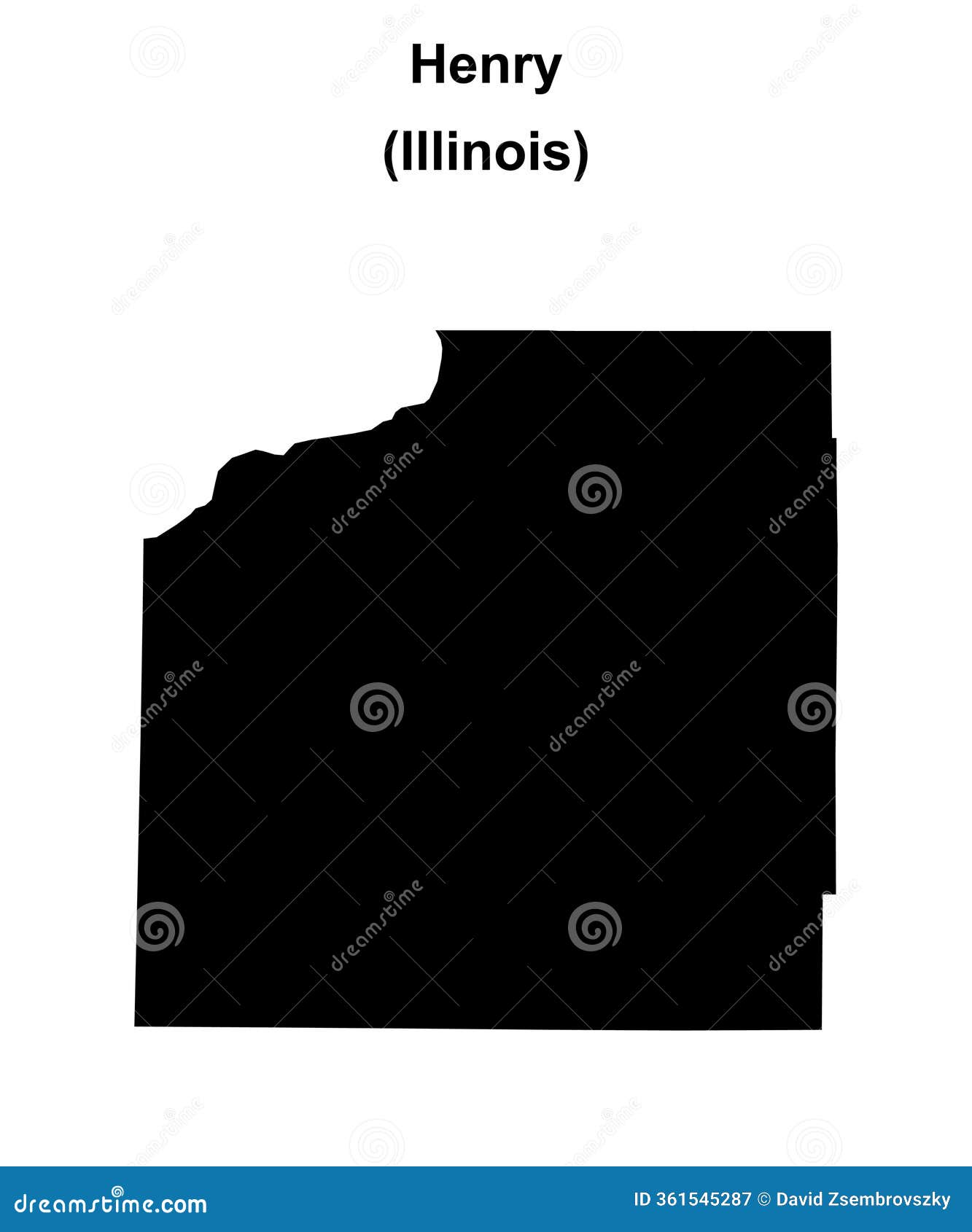 Henry Outline Map Royalty-Free Stock Image | CartoonDealer.com #324137242