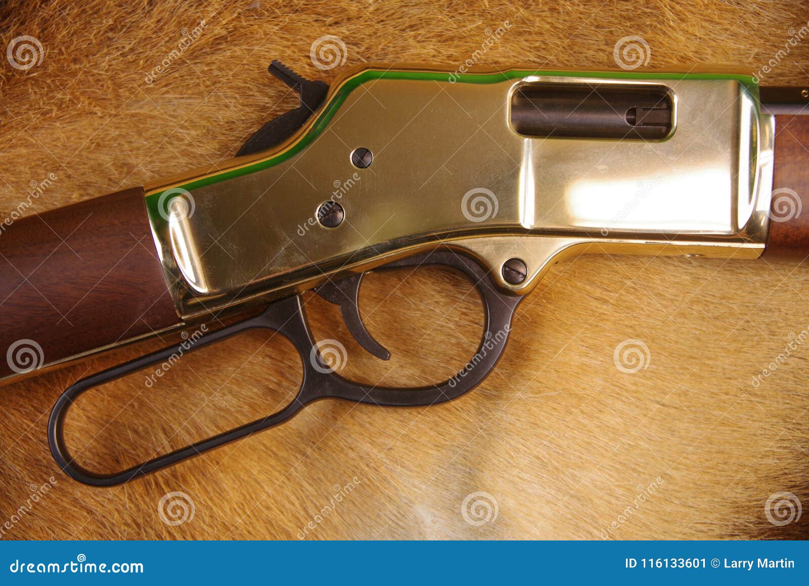 Henry Yellow Boy Mod 1866 Cal 44 Imagem de Stock - Imagem de velho ...