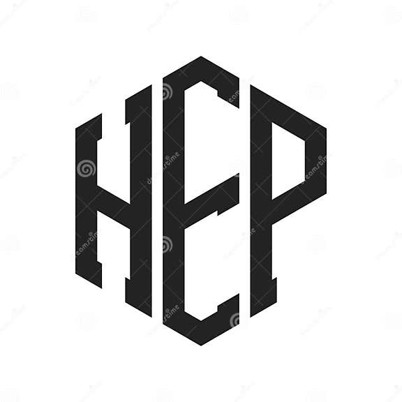 HEP Logo Design. Initial Letter HEP Monogram Logo Using Hexagon Shape ...