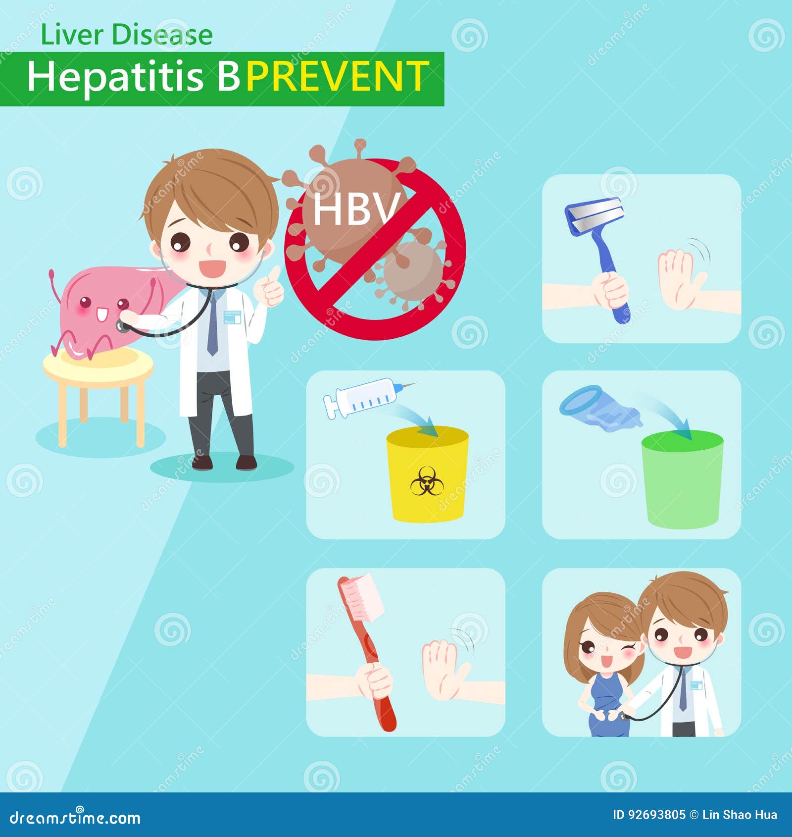 Hepatitis b prevent stock vector. Illustration of pregnancy - 92693805