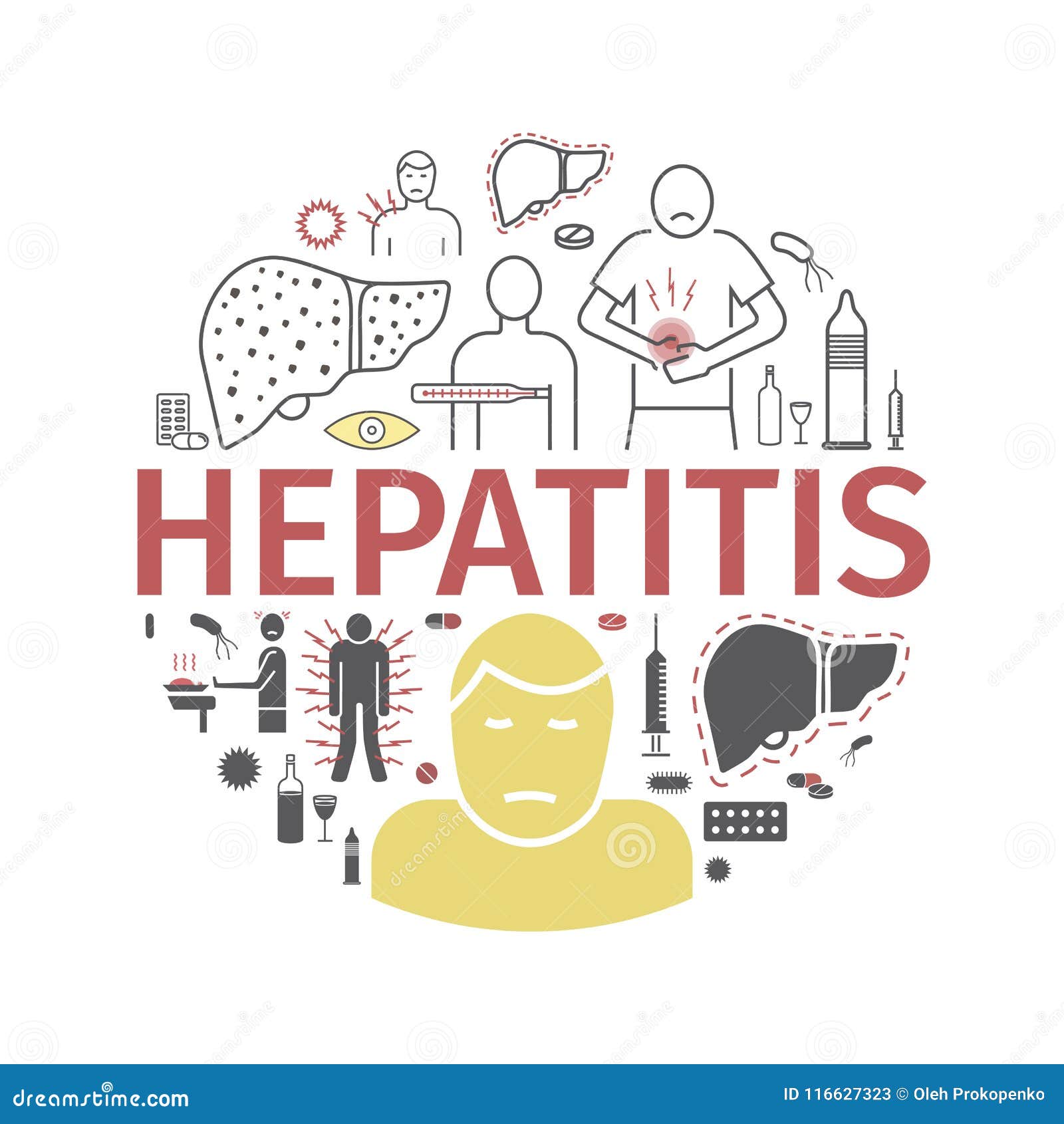 Hepatitis Line Icon Infographics. Vector Signs for Web Graphics. Stock ... Hepatitis Line Icon Infographics. Vector Signs for Web Graphics. Stock ...
