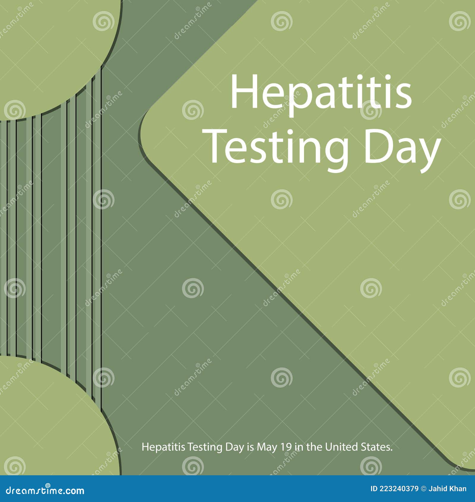 Hepatitis Testing Day. stock vector. Illustration of liver - 223240379