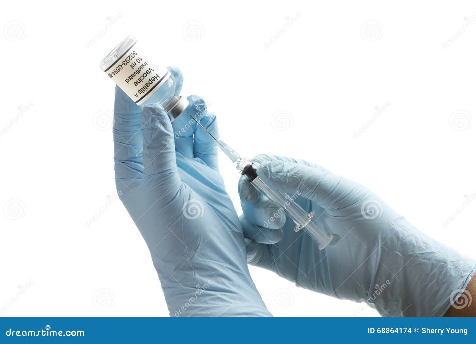 Hepatitis a Vaccine stock photo. Image of doctor, syringe - 68864174