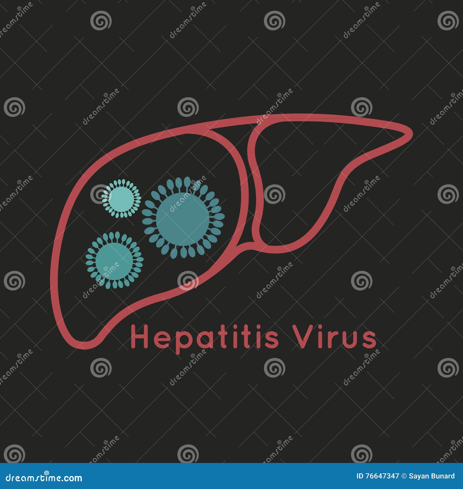 Hepatitis Virus Logo Vector Stock Vector - Illustration of world ...
