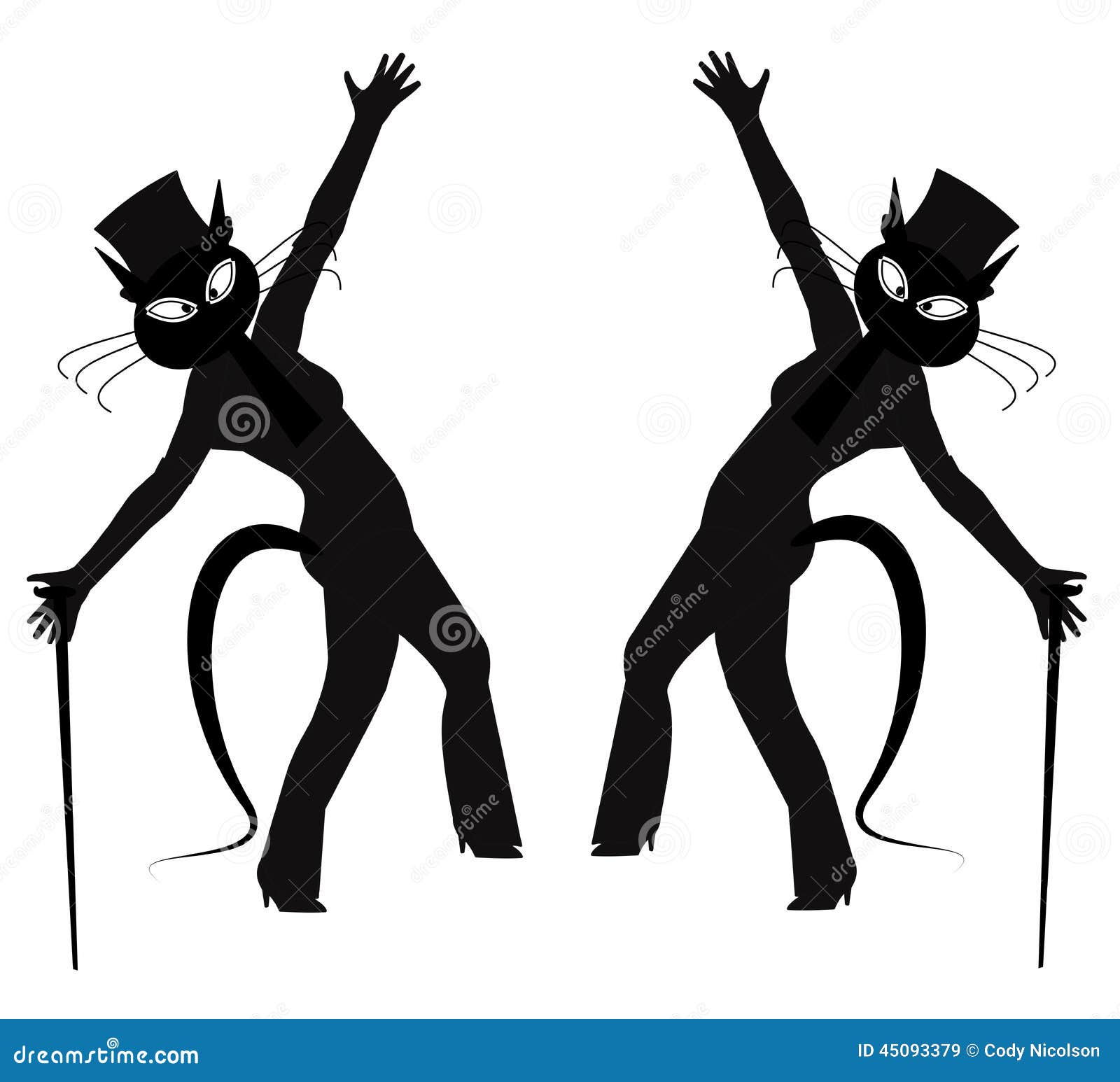 Hepcat dancers stock illustration. Illustration of original - 45093379