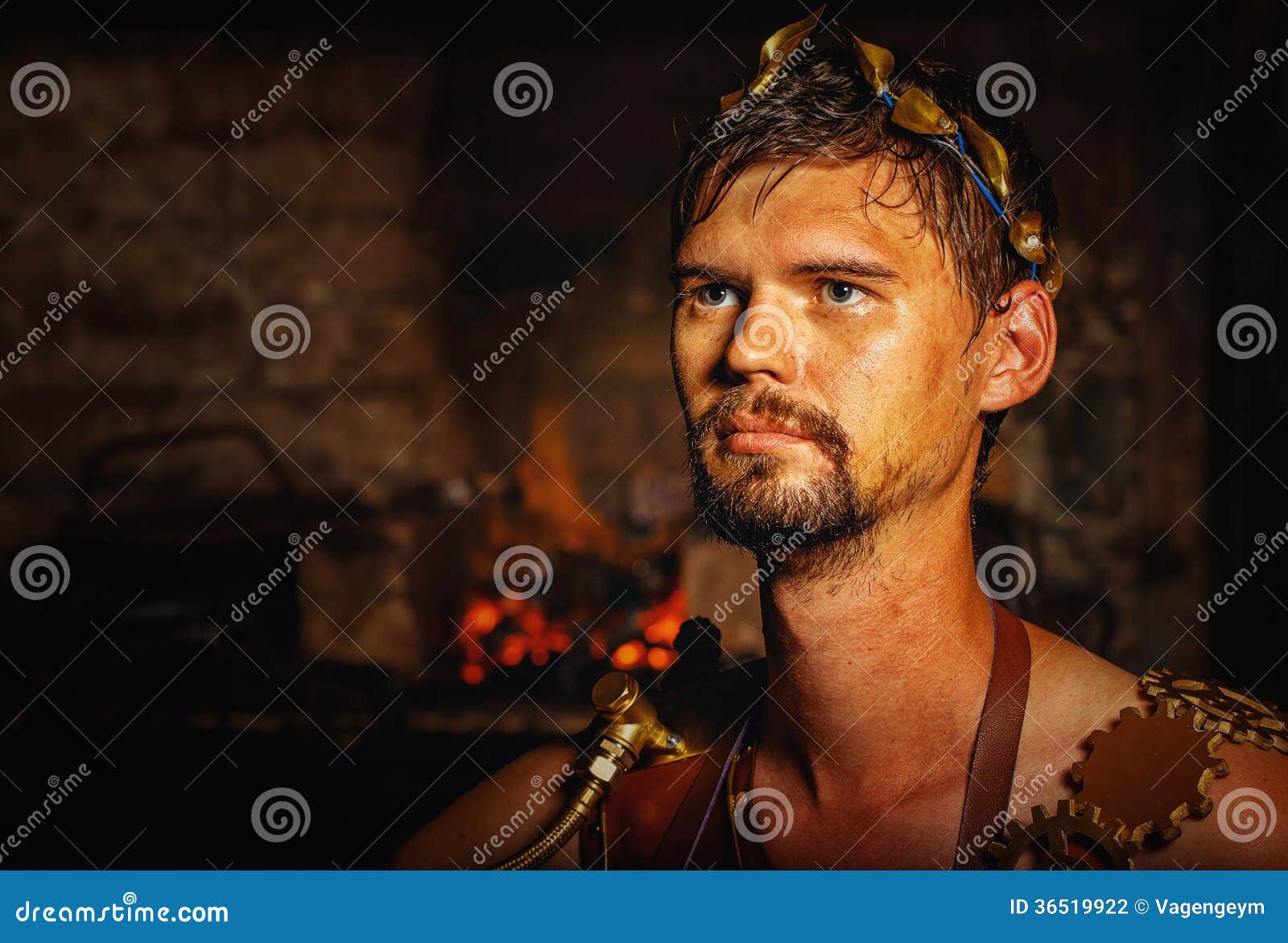 Hephaestus smith stock photo. Image of hammerman, indoors - 36519922