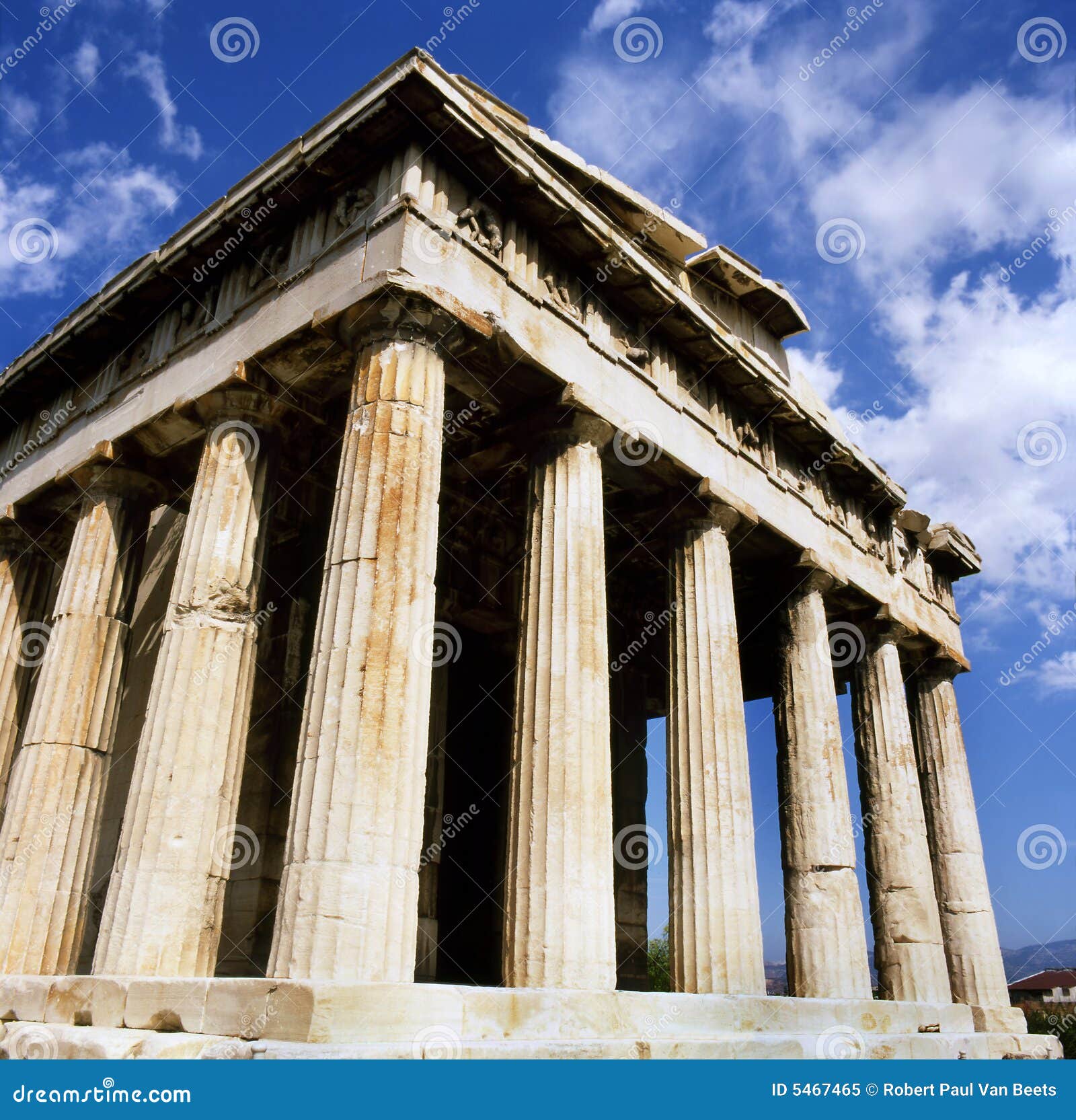 Hephaisteion in Athens stock image. Image of greek, hephaistos - 5467465