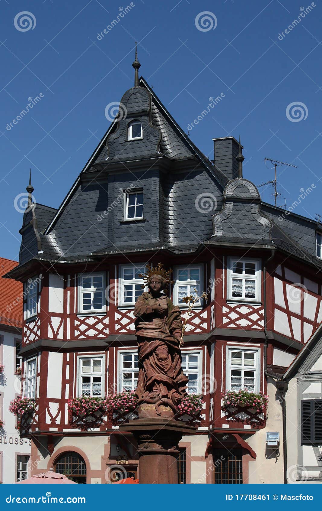 Heppenheim city hall stock image. Image of historic, place - 17708461