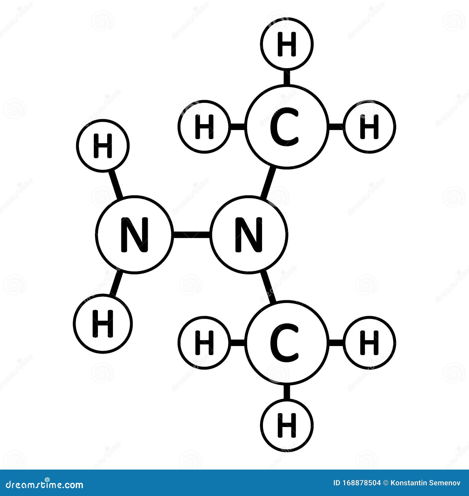 Heptyl molecule icon stock illustration. Illustration of education ...