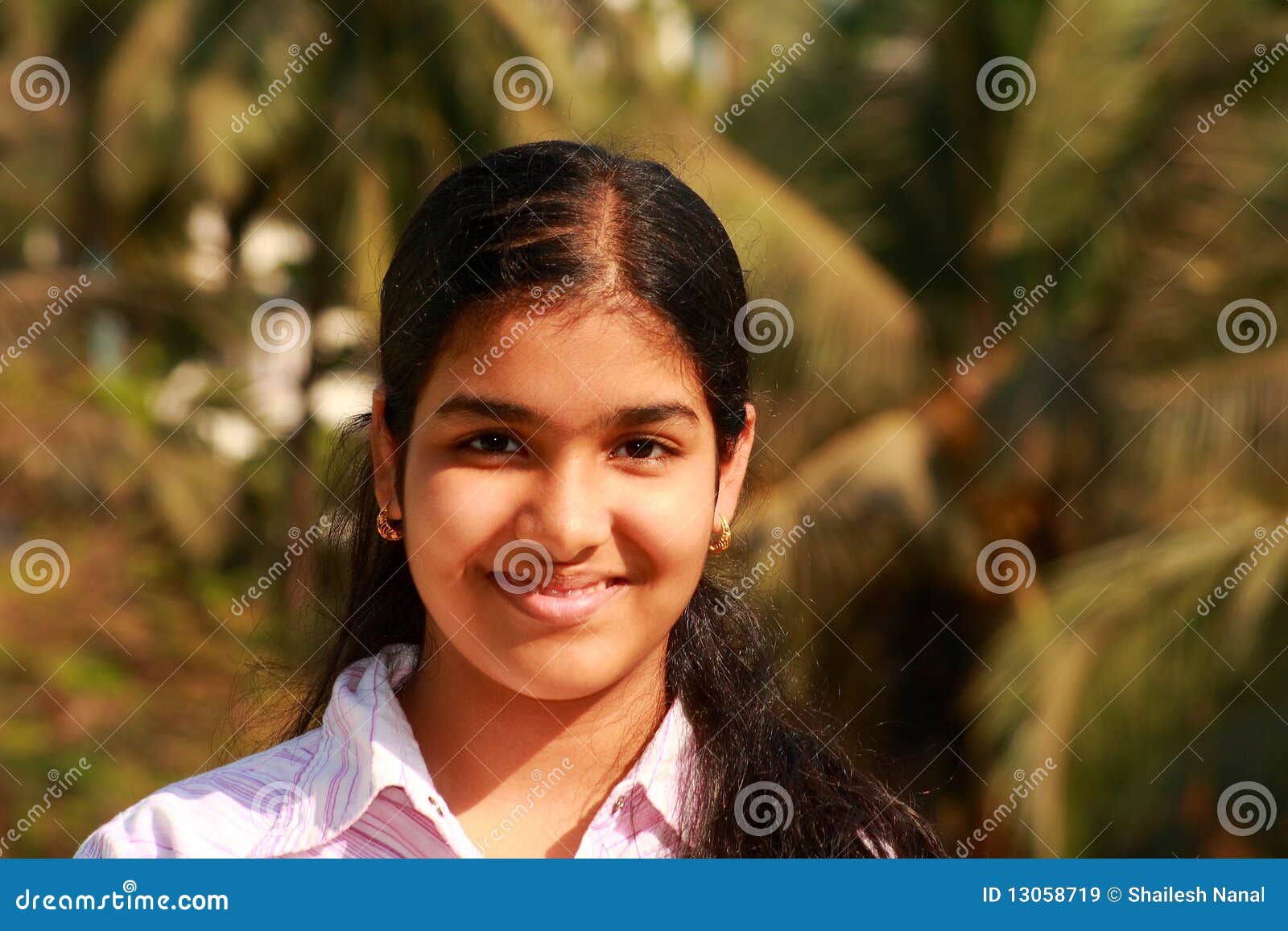 Her bright innocent smile stock image. Image of color - 13058719