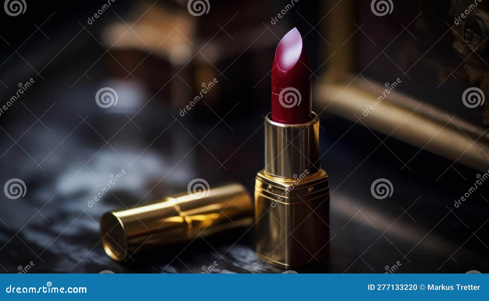 The Deep Ruby Red Lipstick she Wore Made Her Lips Look Classic and ...