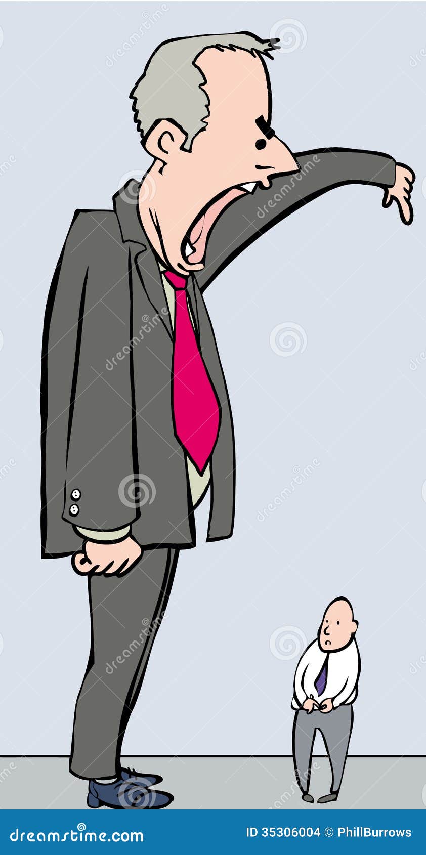 Herabsetzen des Mannes vektor abbildung. Illustration von leder - 35306004