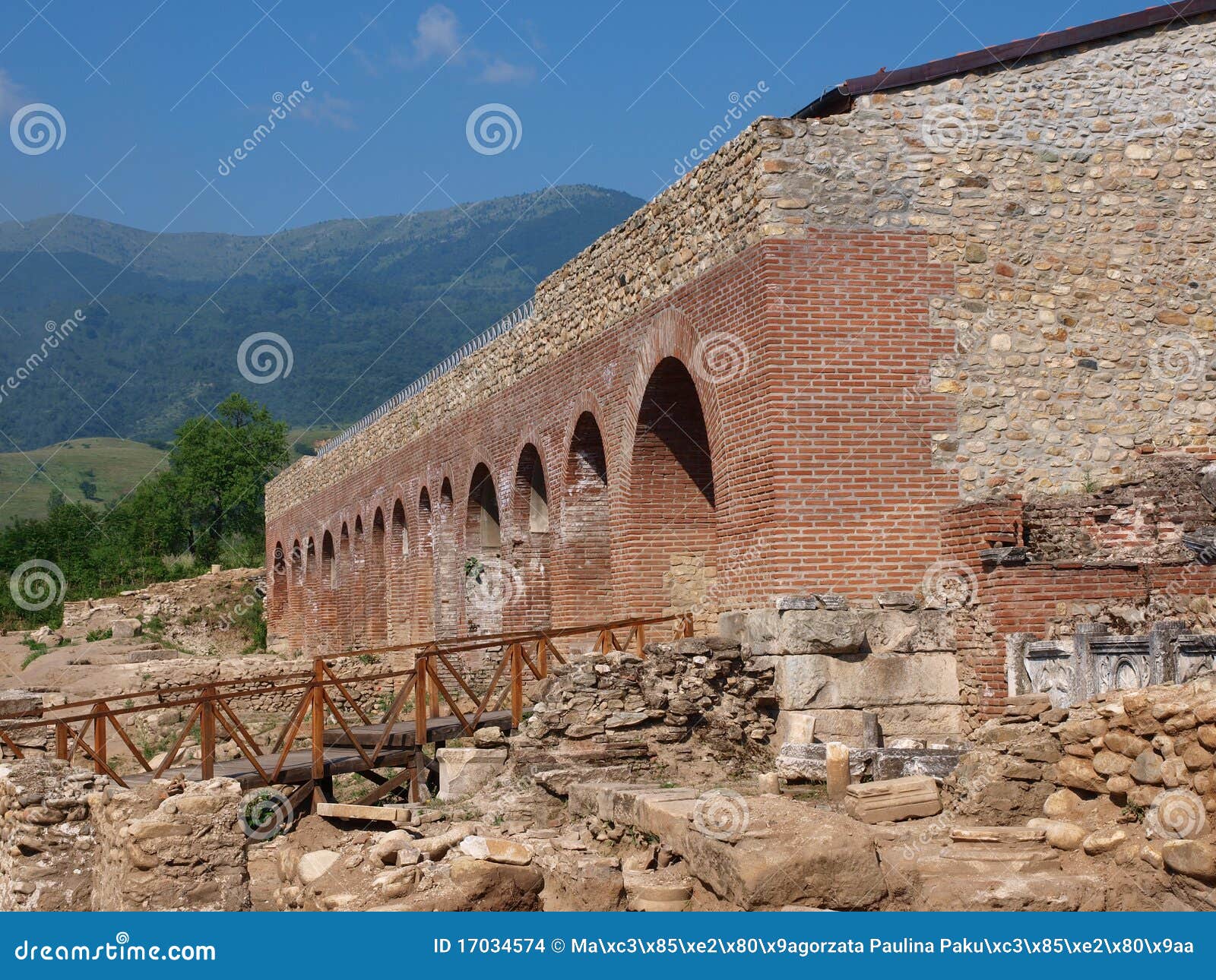Heraclea Lyncestis, Bitola, Macedonia Stock Photo - Image of column ...
