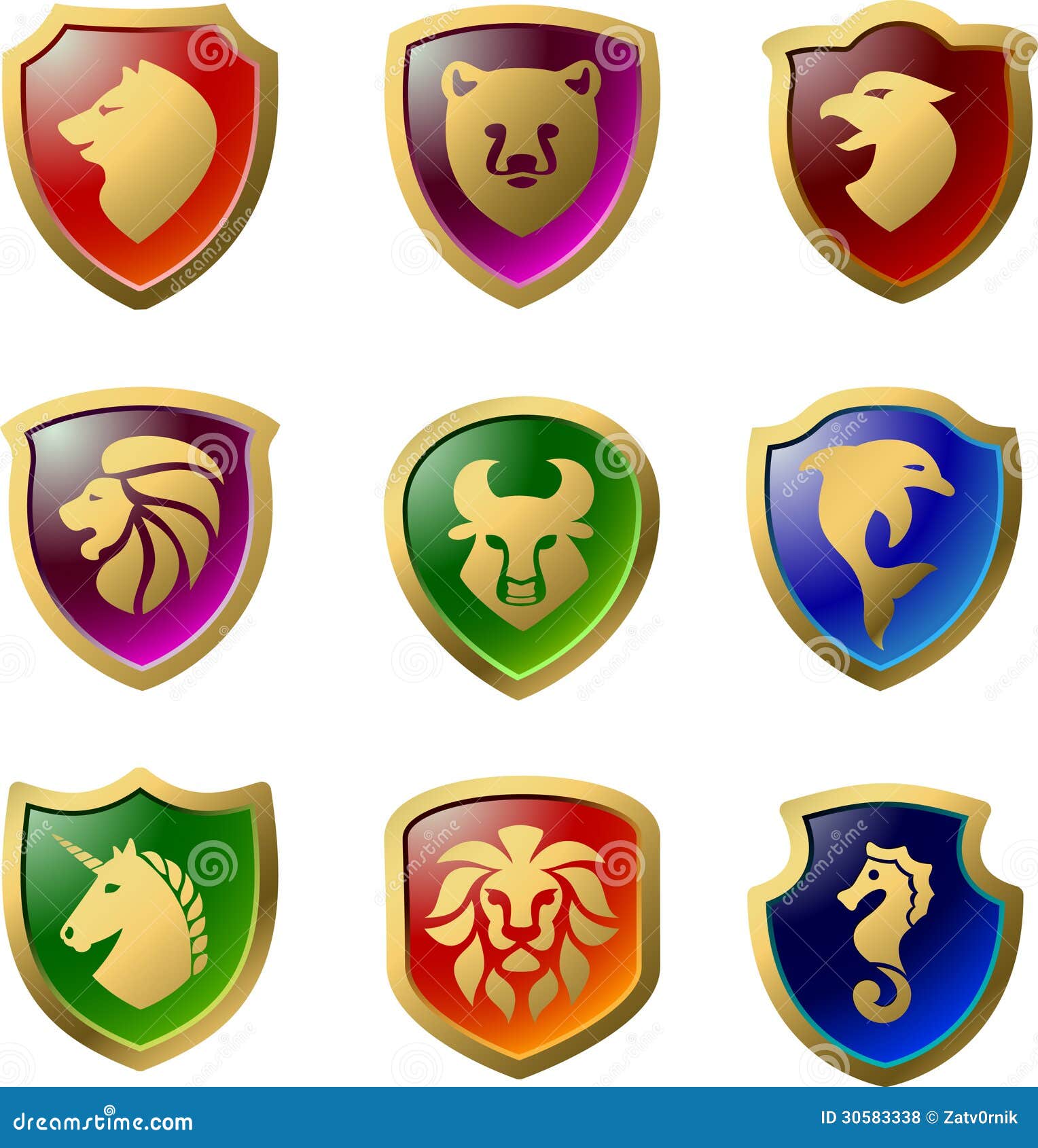 Heraldic animals stock vector. Illustration of history - 30583338 Heraldic animals stock vector. Illustration of history - 30583338