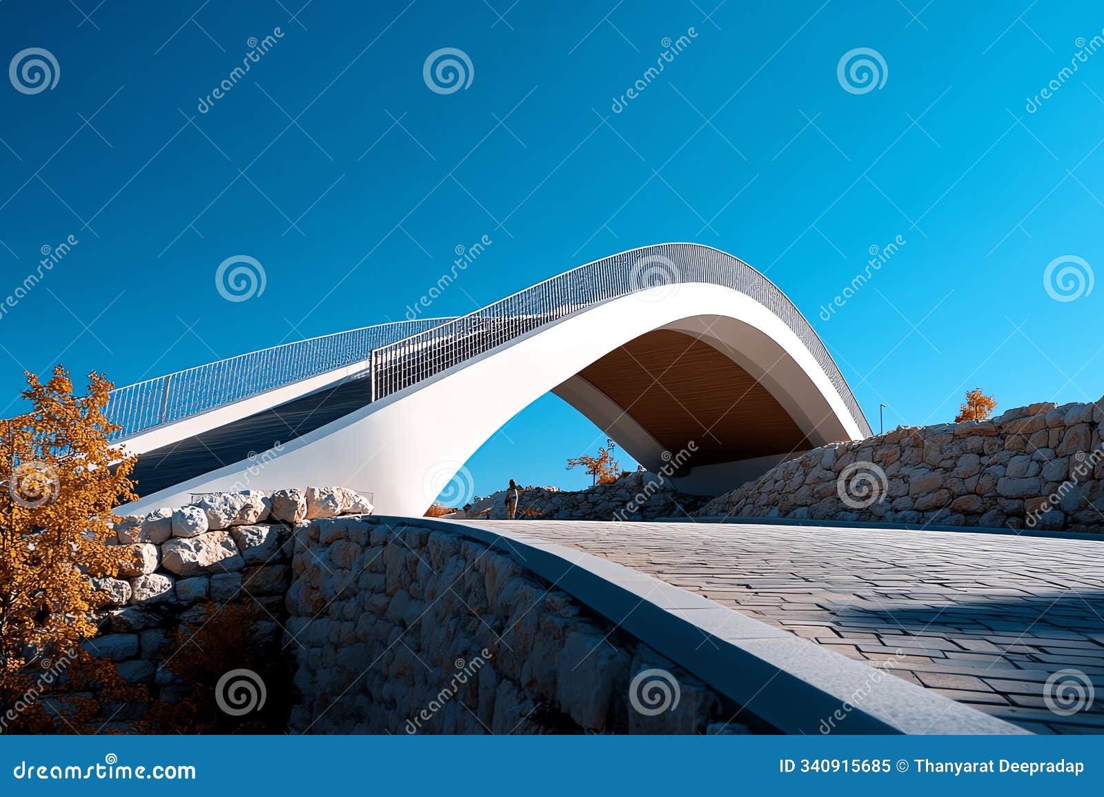 Heraldic Bridge, Arching Structure, Connecting Paths Symbolizes ...