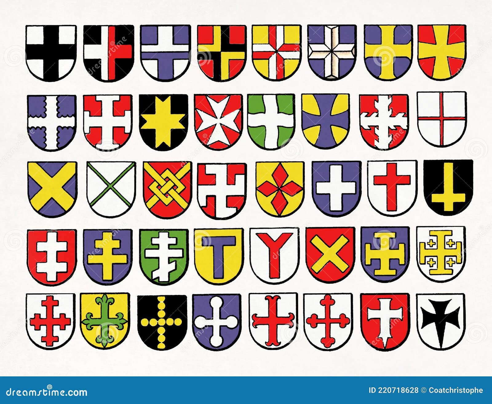 Medieval Map Of Europe Royalty-Free Stock Photo | CartoonDealer.com ...