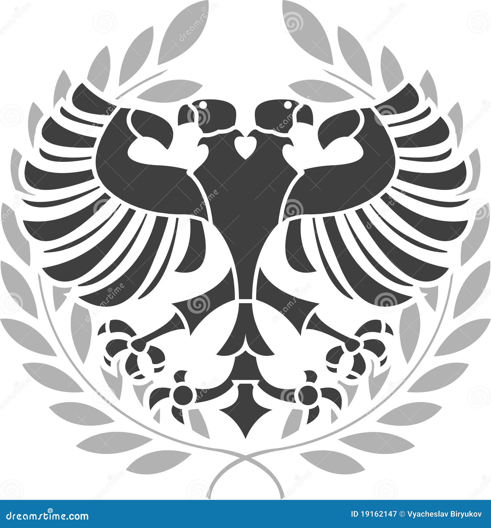 Heraldic eagle stock vector. Illustration of isolated - 19162147
