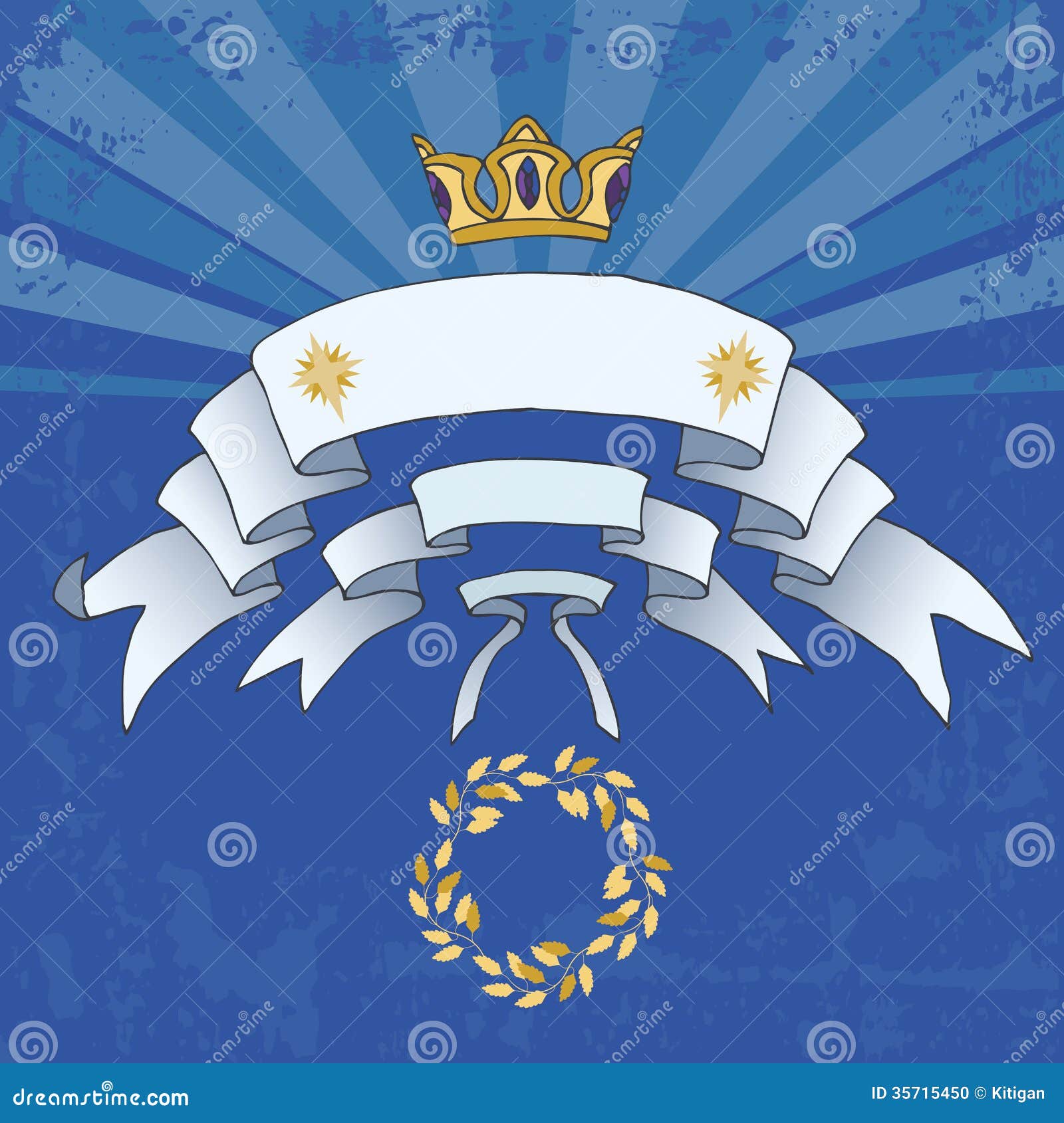 Heraldic Flags stock illustration. Illustration of garland - 35715450