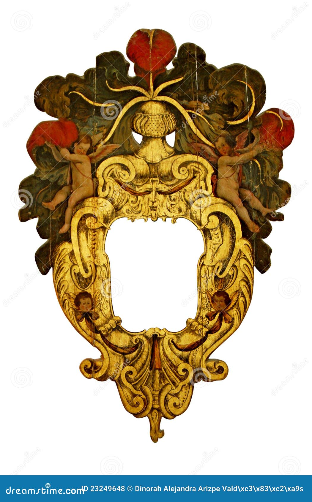 Heraldic frame stock illustration. Illustration of ancient - 23249648