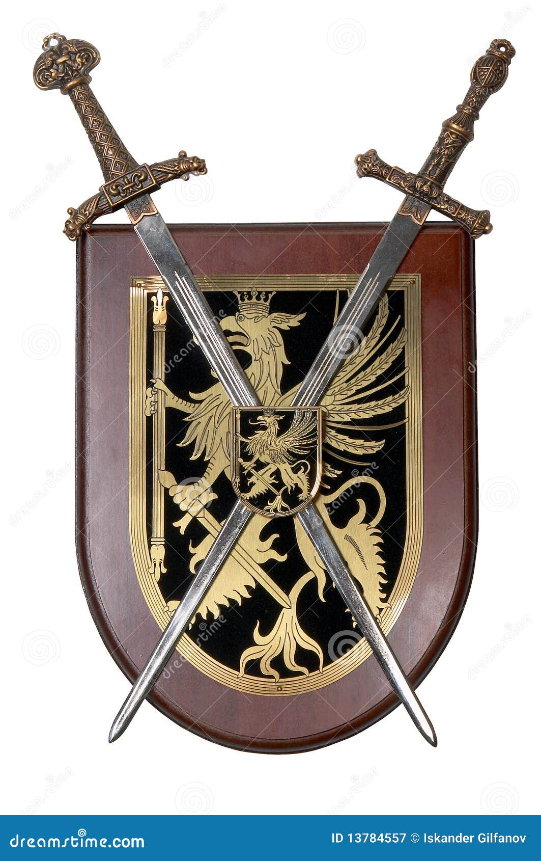 Heraldic shield stock image. Image of crest, insignia - 13784557