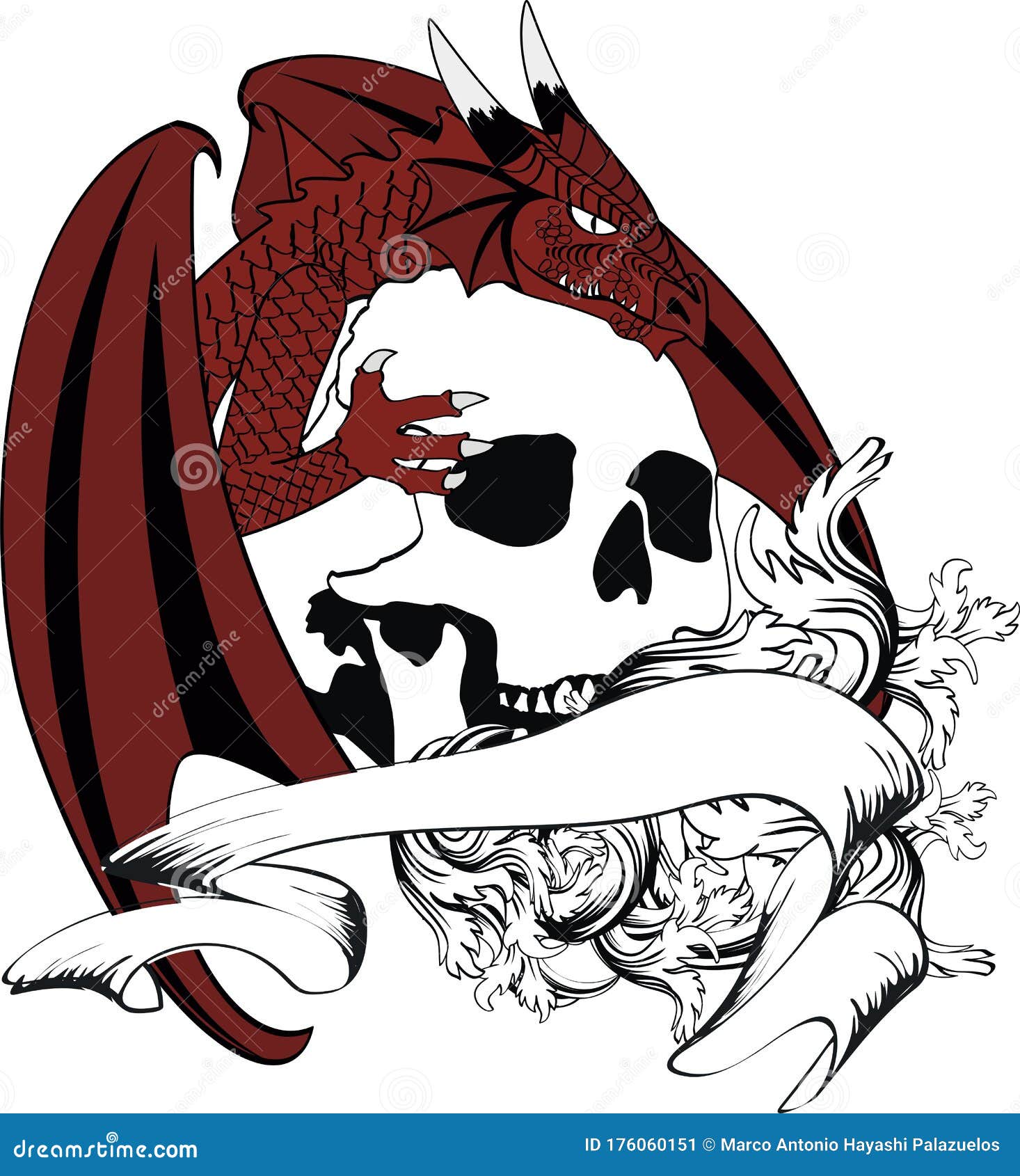 Heraldic Shield Coat of Arms Crest Dragon 7 Stock Vector - Illustration ...