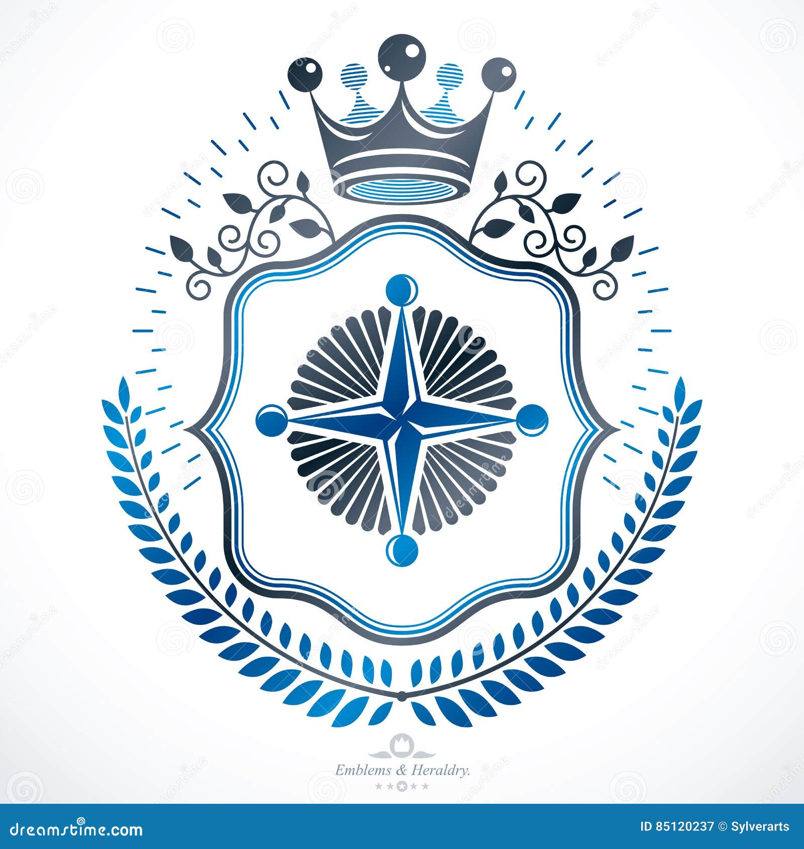 Heraldic Sign, Element, Heraldry Emblem, Insignia, Sign, Vector. Stock ...