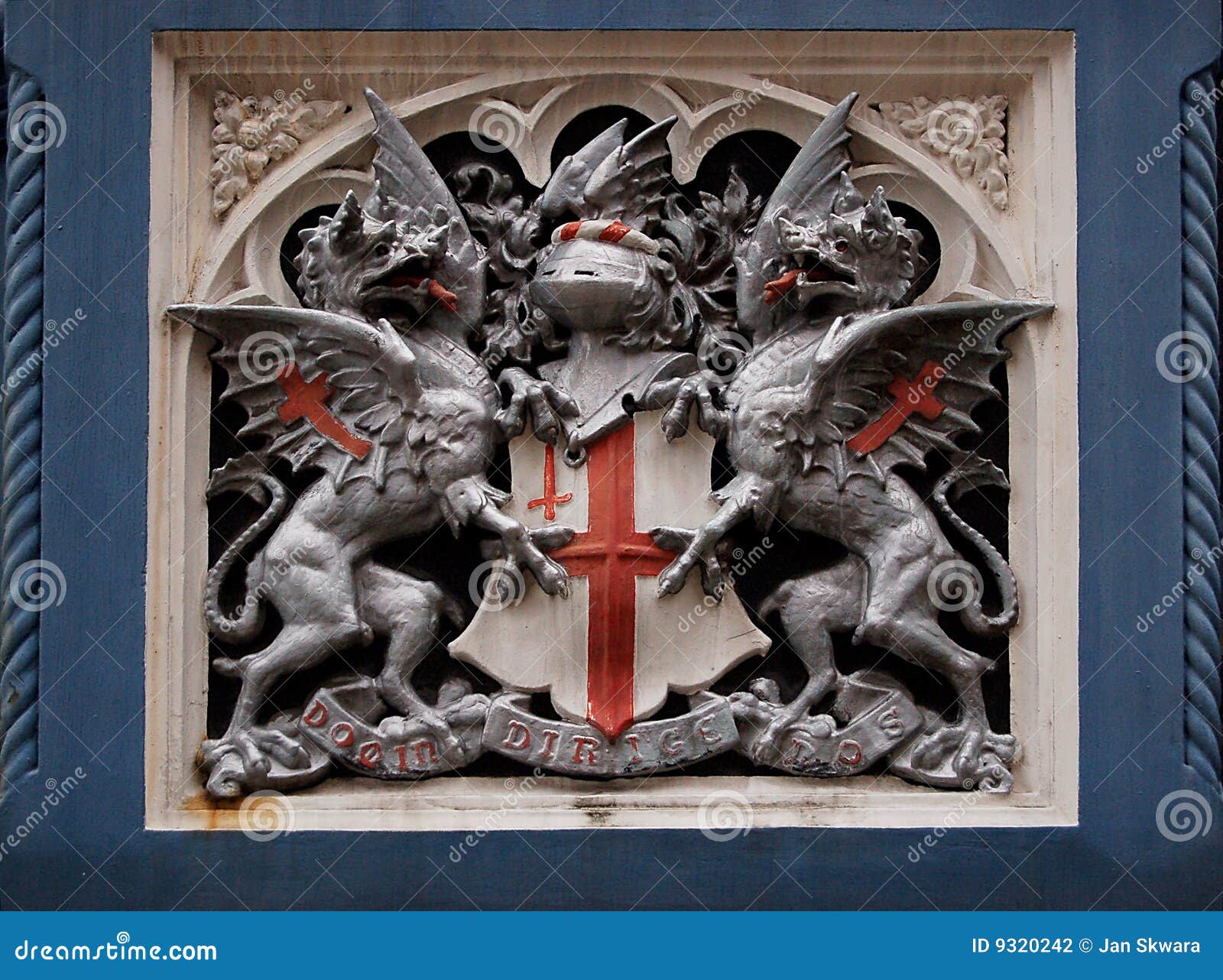Heraldic Symbol on Tower Bridge, London Stock Photo - Image of london ...