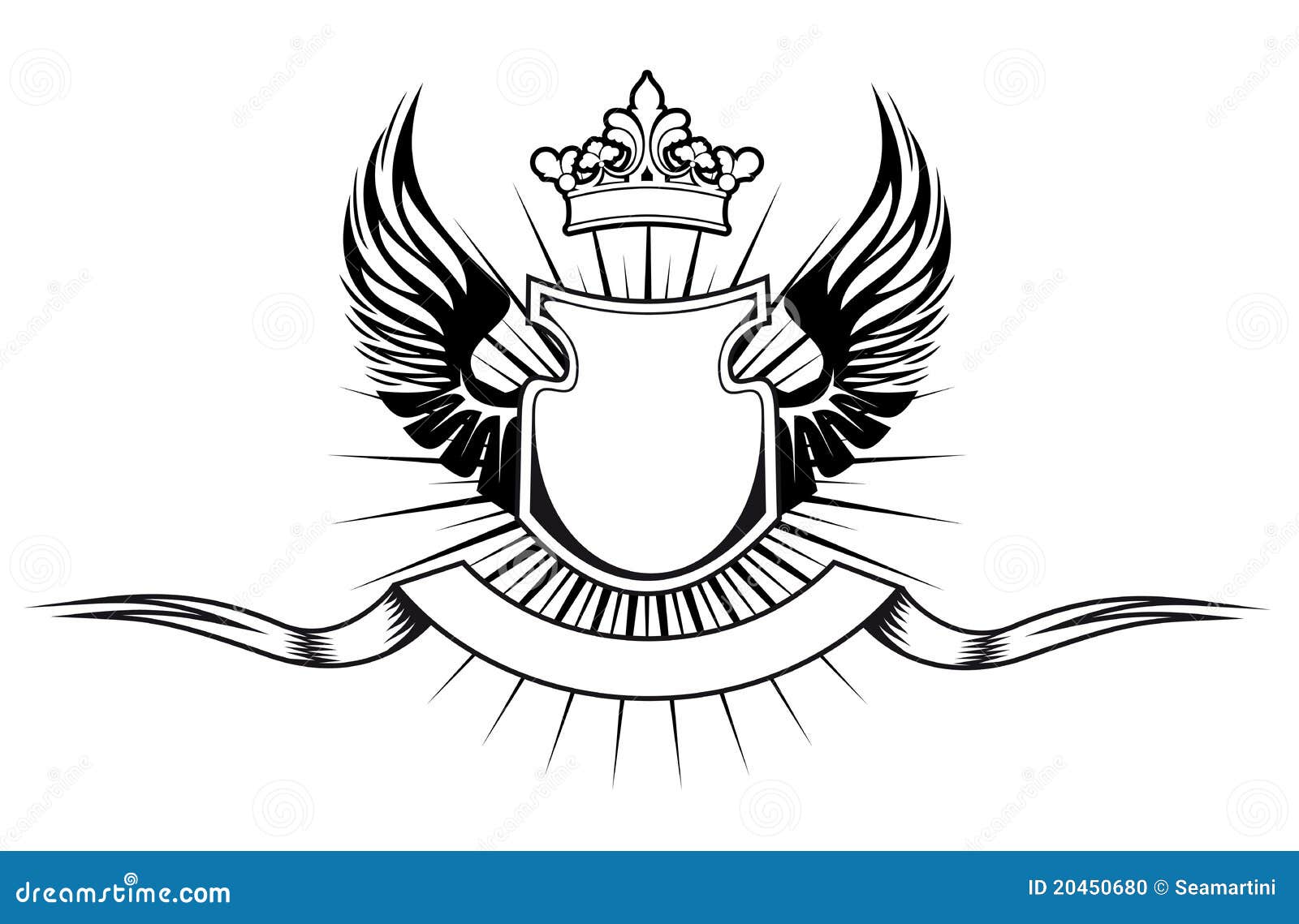 Heraldry design stock vector. Illustration of insignia - 20450680