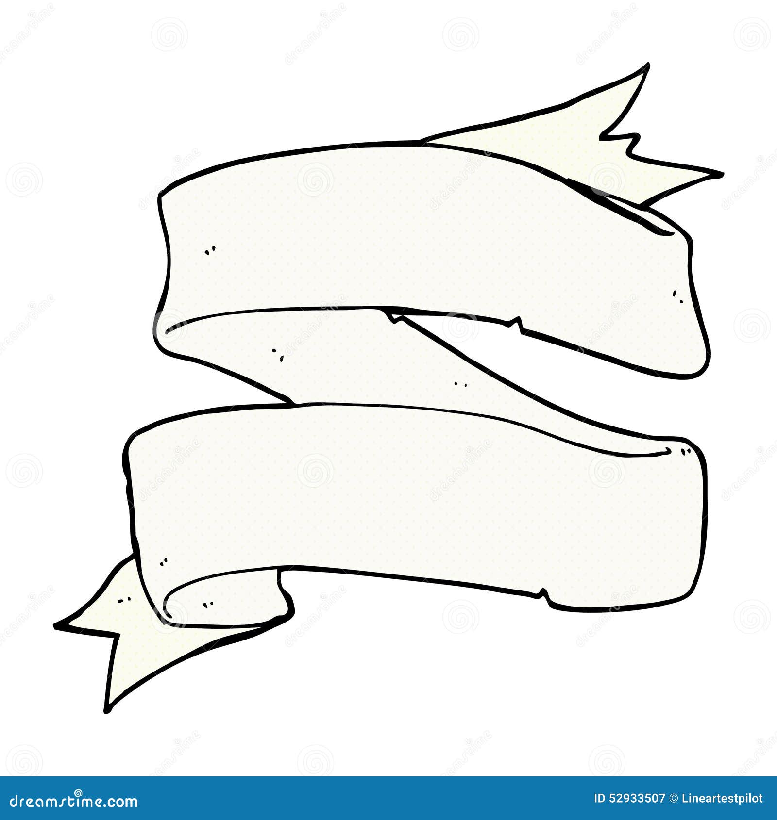 Heraldry Scroll Comic Cartoon Stock Illustration - Illustration of ...