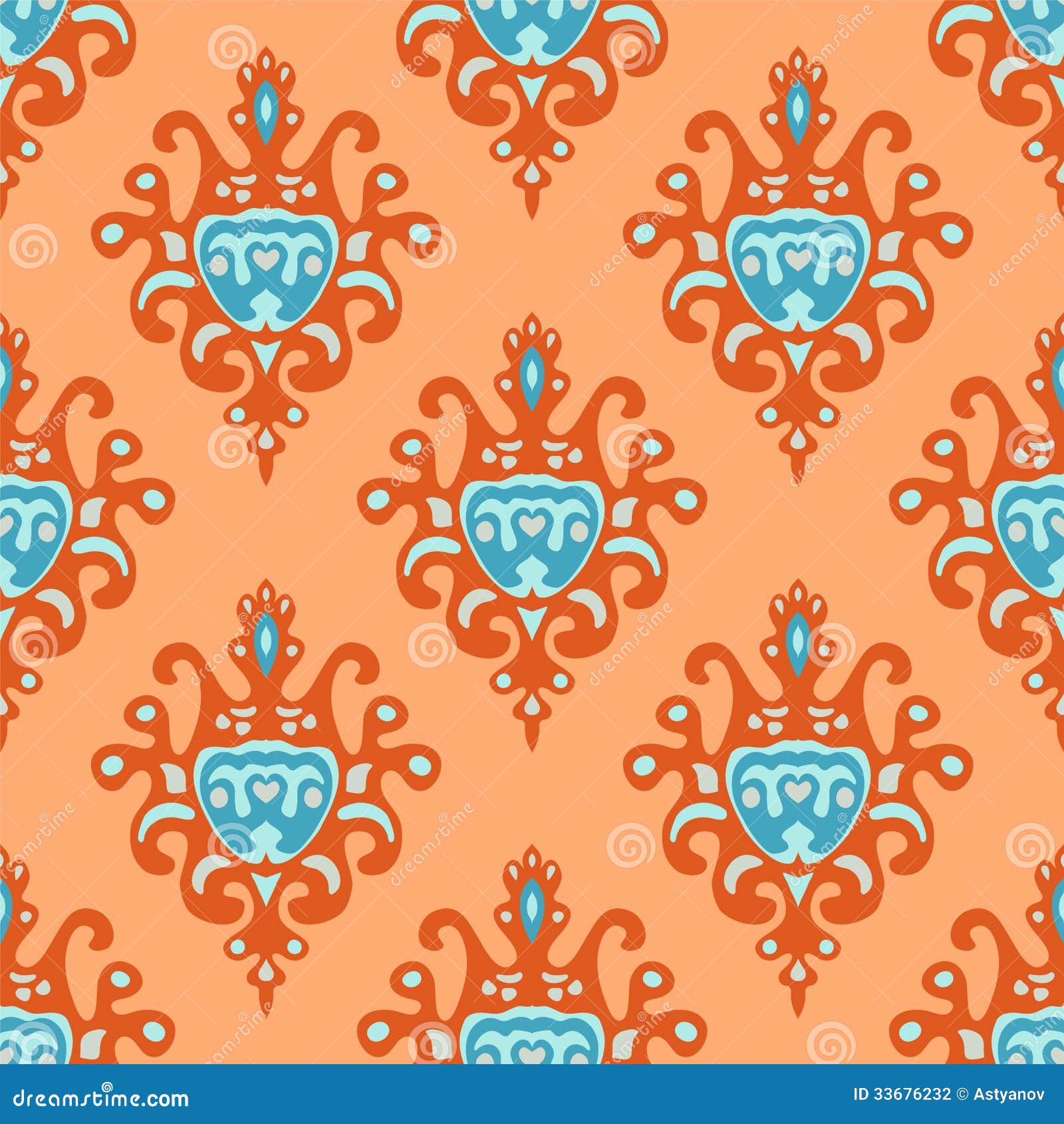 Heraldry Seamless Pattern Vector Stock Illustration - Illustration of ...