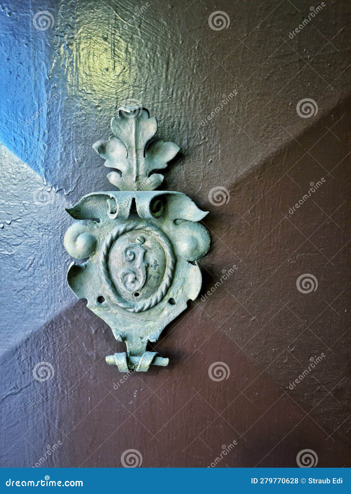 Heraldry On A Steel Door Stock Photo | CartoonDealer.com #279770628