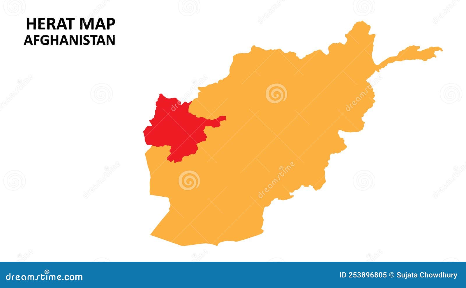 Herat State And Regions Map Highlighted On Afghanistan Map Cartoon ... Herat State And Regions Map Highlighted On Afghanistan Map Cartoon ...