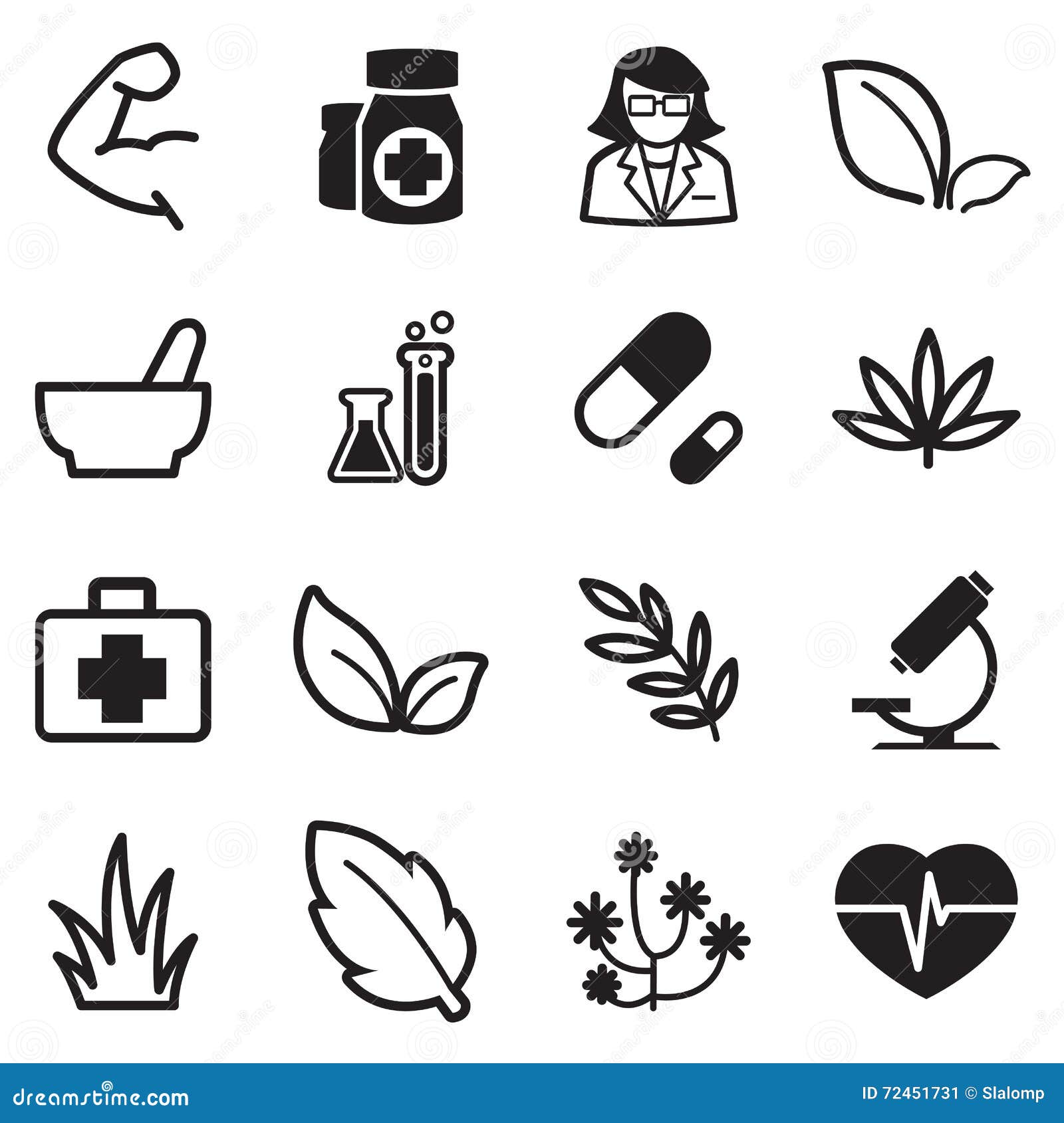 Herb icons stock illustration. Illustration of growth - 72451731