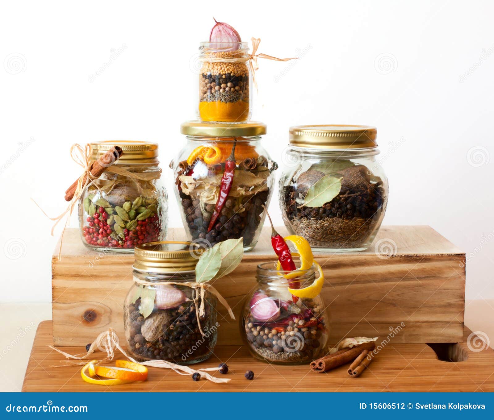 Herb Mixtures and Spicy Blends Stock Photo - Image of ingredient ...